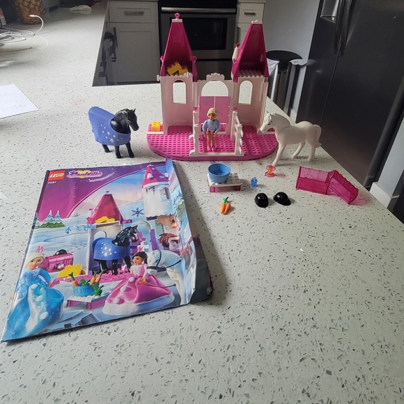 Lego | Toys | Lego 758 Belville Winter Royal Stable 8 Complete Wmanual ...